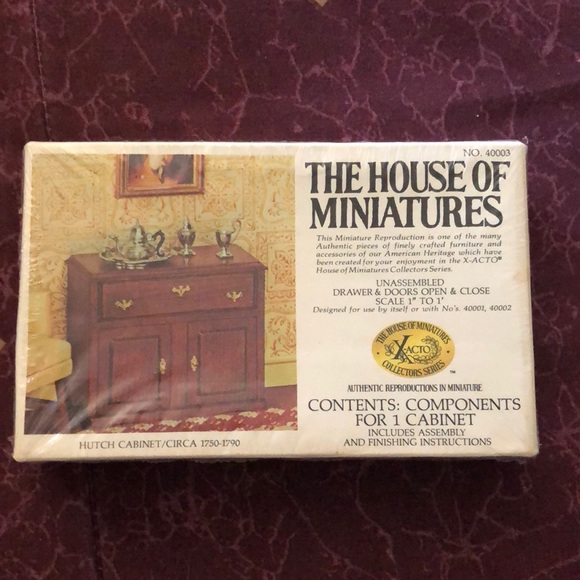 Toys | Vintage Dollhouse Furniture Kits By The House Of Miniatures 1 ...